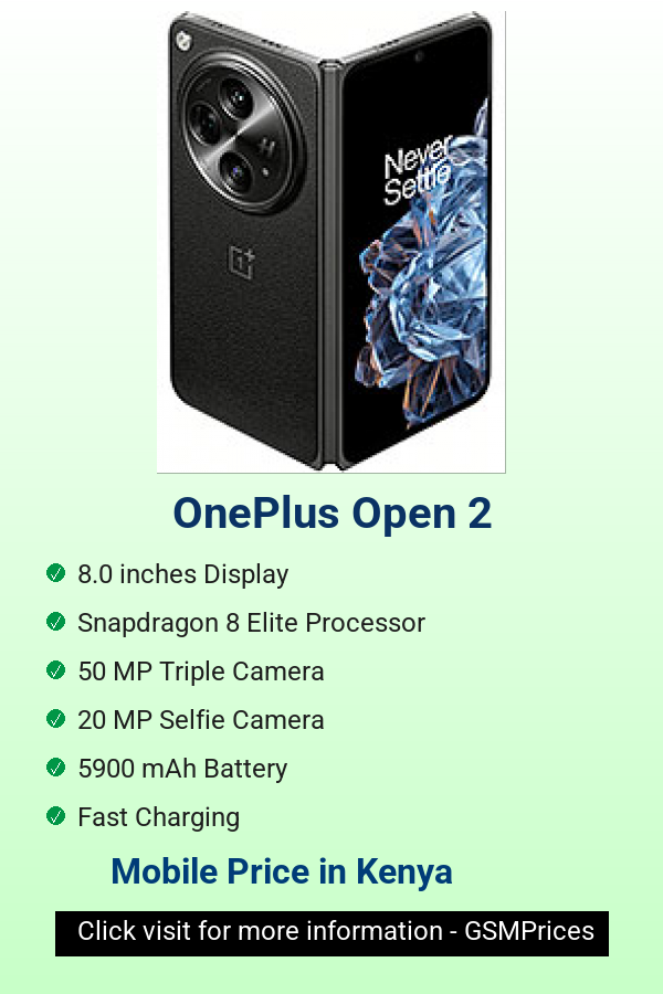 OnePlus Open 2 Smartphone Price in Kenya & Full Specifications ...