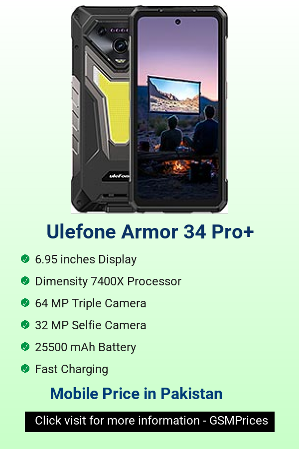 Ulefone Armor 34 Pro+ Smartphone Price in Pakistan & Full ...